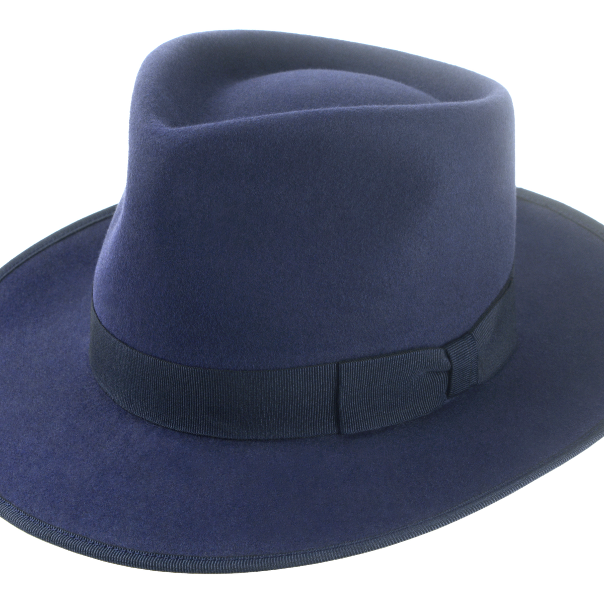 Navy Custom Handcrafted Fedora - The Tony | Agnoulita Hats