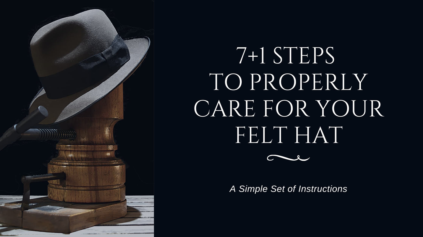 7+1 Steps for Mastering the Art of Hat Care – Agnoulita Hats
