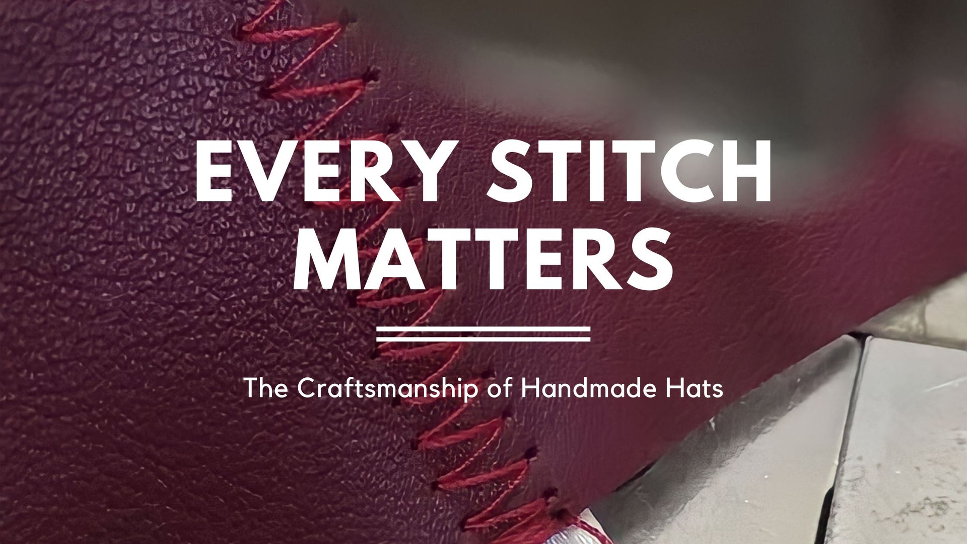 Every Stitch Matters: The Craftsmanship of Handmade Hats – Agnoulita Hats