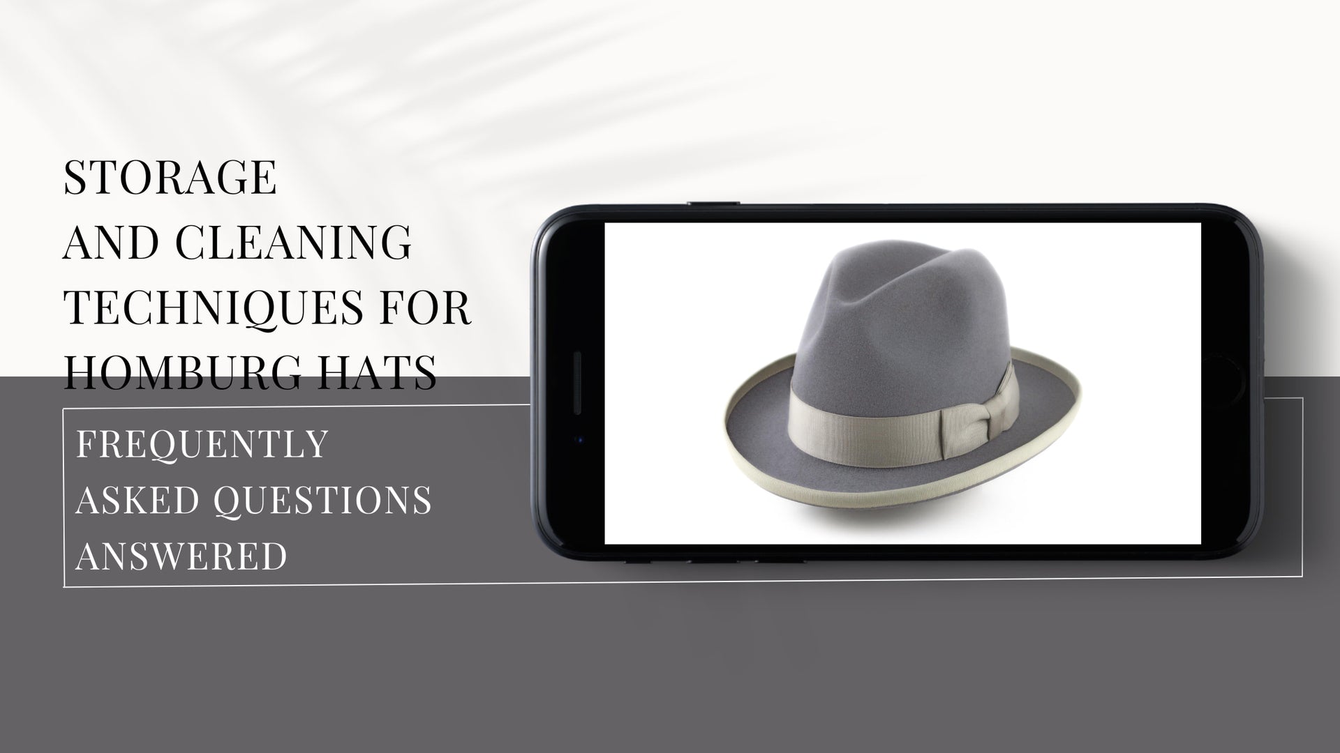 Homburg Hat Care: Your Guide to Pristine Maintenance – Agnoulita Hats