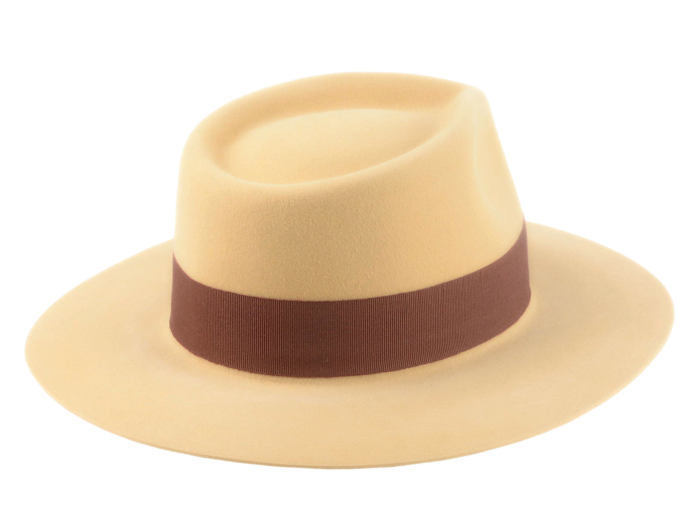 Yellow Wide Brim Fedora - The Rusty 11 | Agnoulita Hats