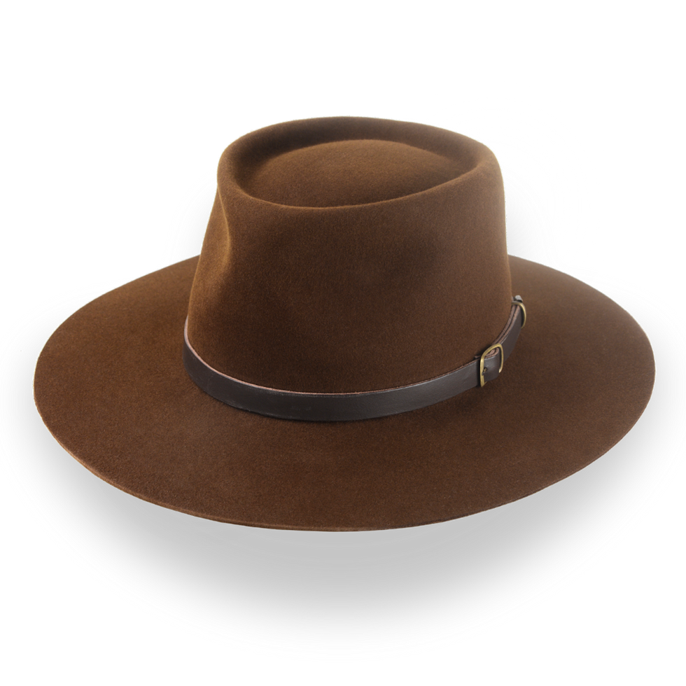 Flat Brim Cowboy Hats | Custom Sized | Agnoulita Hats