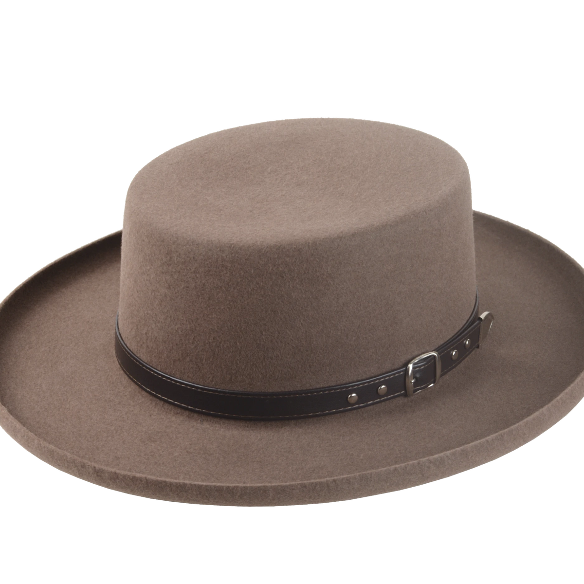 Brown Western Gambler Hat - The Ranchero | Agnoulita Hats