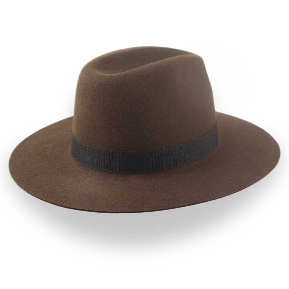 Wide Brim Fedora Hats for Men | Custom Sizes | Agnoulita – Agnoulita Hats