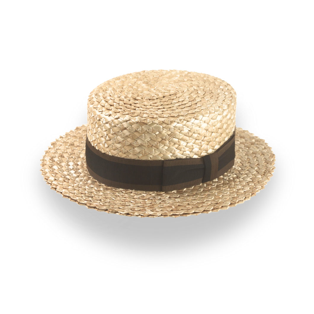 Handcrafted 1920s Boater Hat - The Skimmer – Agnoulita Hats