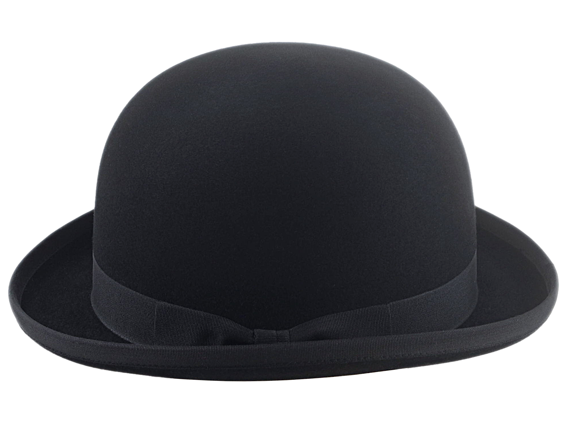 Cola-Bowler-Hut für Männer aus schwarzem Pelzfilz | Agnoulita-Hüte