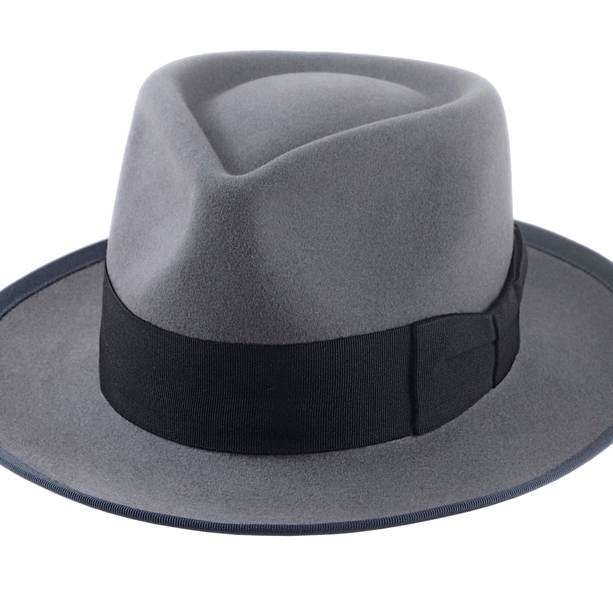 Classic Men's Fedora Hat In Grey - Patron | Agnoulita Hats