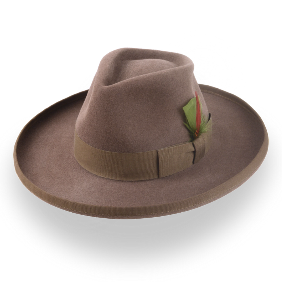 Wide Brim Fedora Hats for Men | Custom Sizes | Agnoulita – Agnoulita Hats