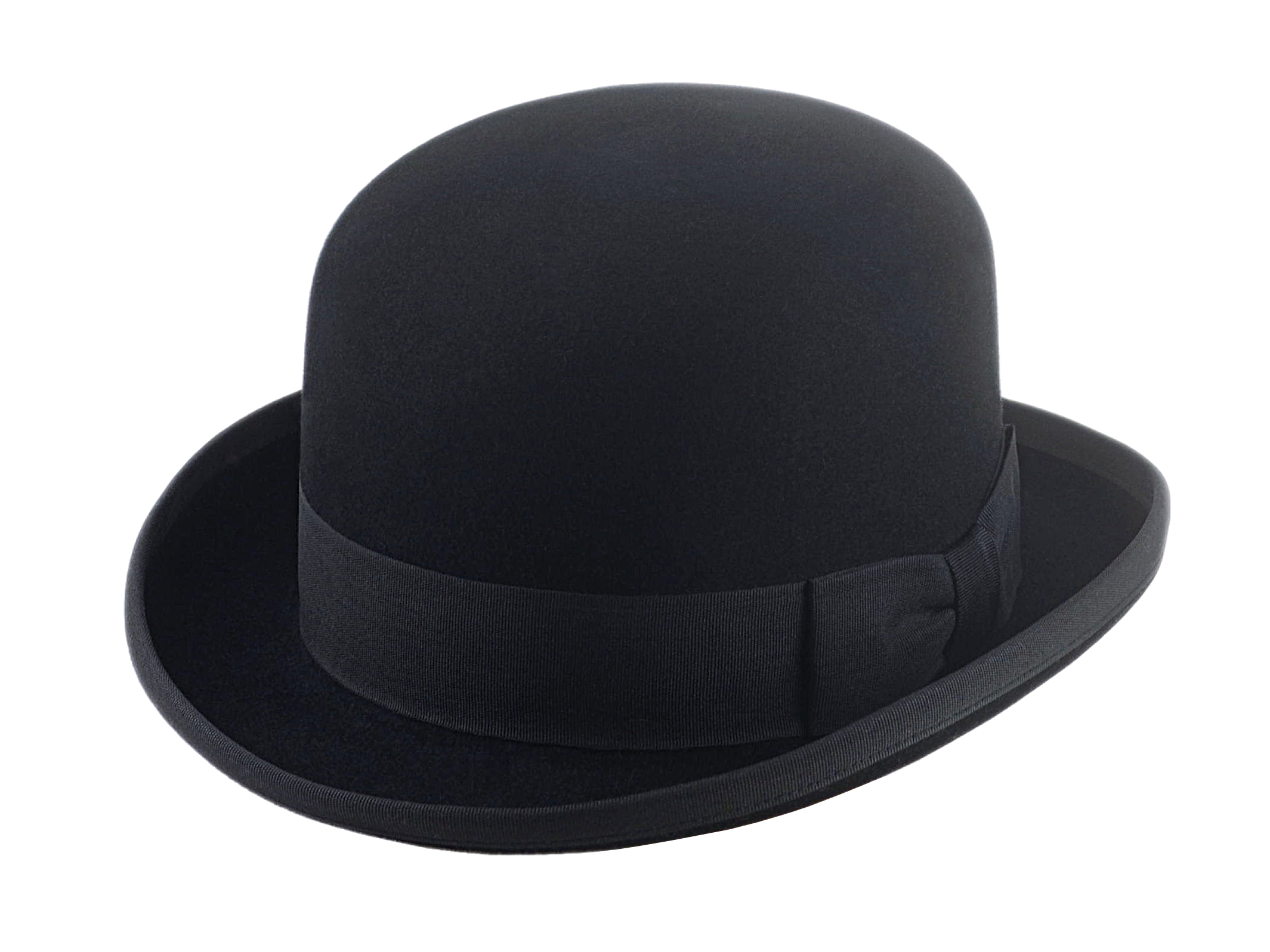 Black Felt Derby Hat - The Ascot | Agnoulita Hats