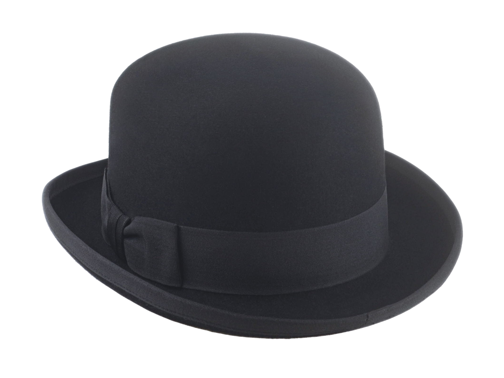 Black Felt Derby Hat - The Ascot | Agnoulita Hats