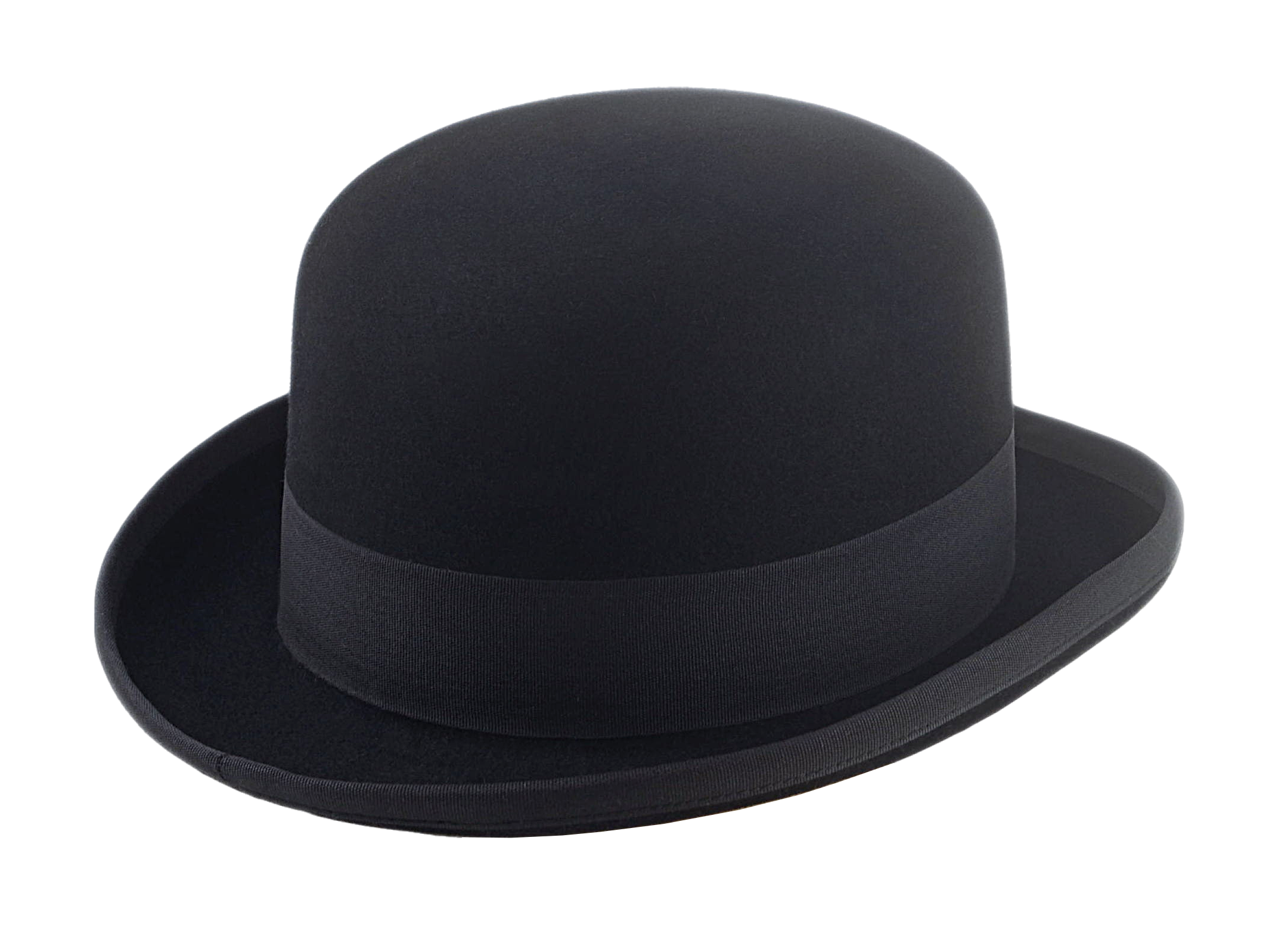 Black Felt Derby Hat - The Ascot | Agnoulita Hats