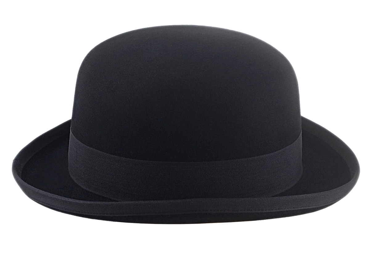 Black Felt Derby Hat - The Ascot | Agnoulita Hats