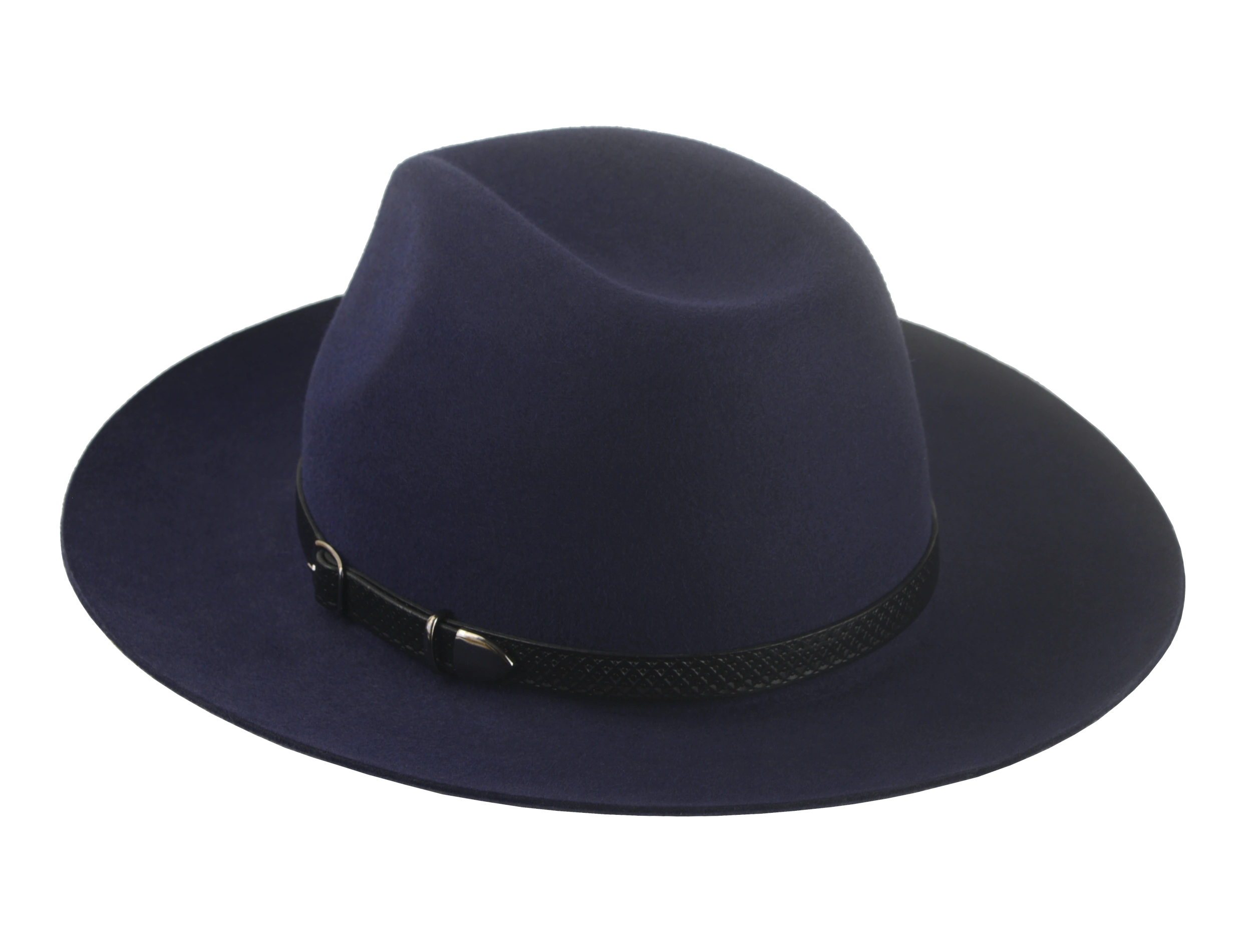 Dark Blue Outback Fedora - The Rebel | Agnoulita Hats