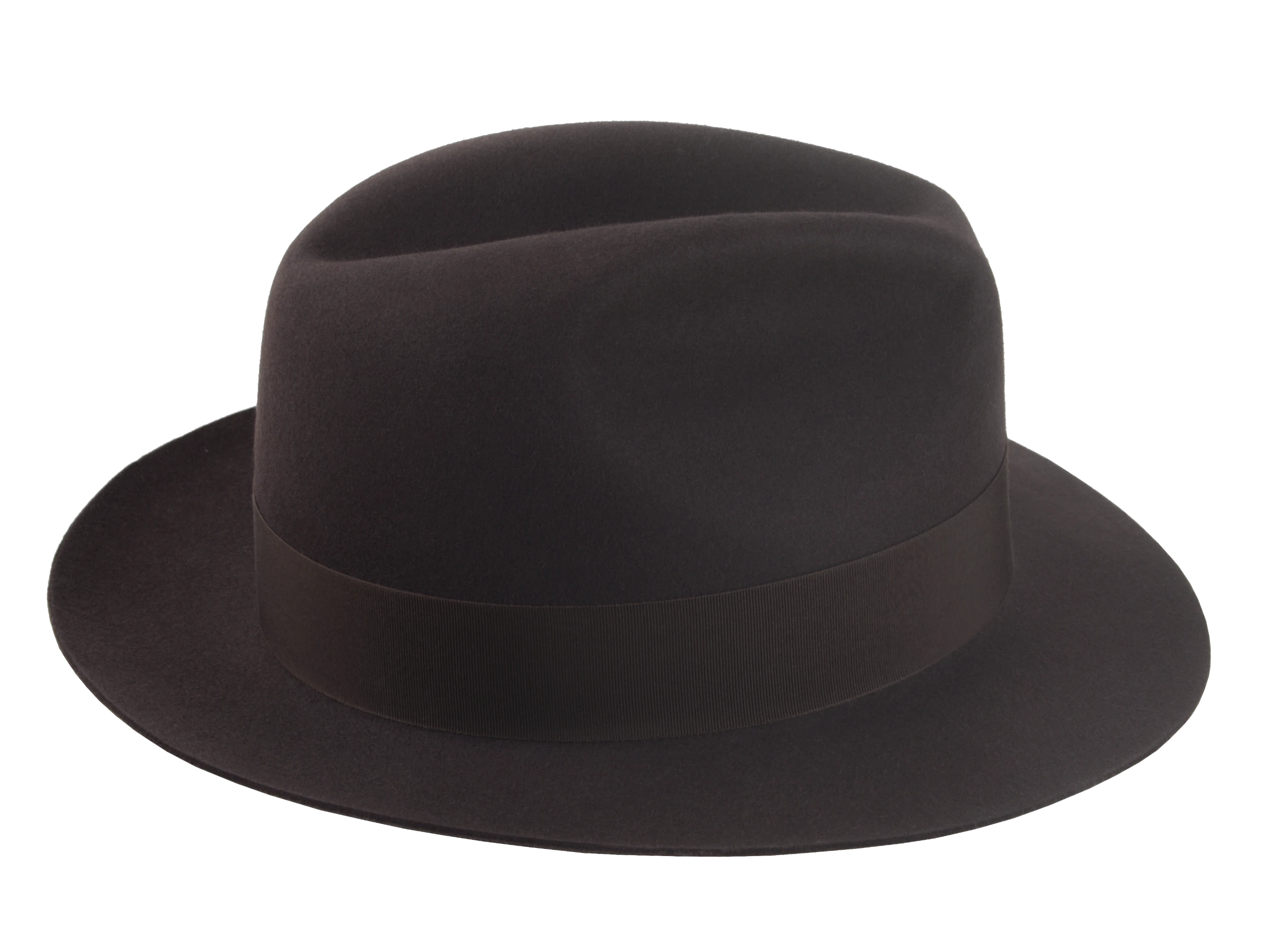 Dark Brown Fedora - Acropol | Agnoulita Custom Hats| Agnoulita Custom Hats