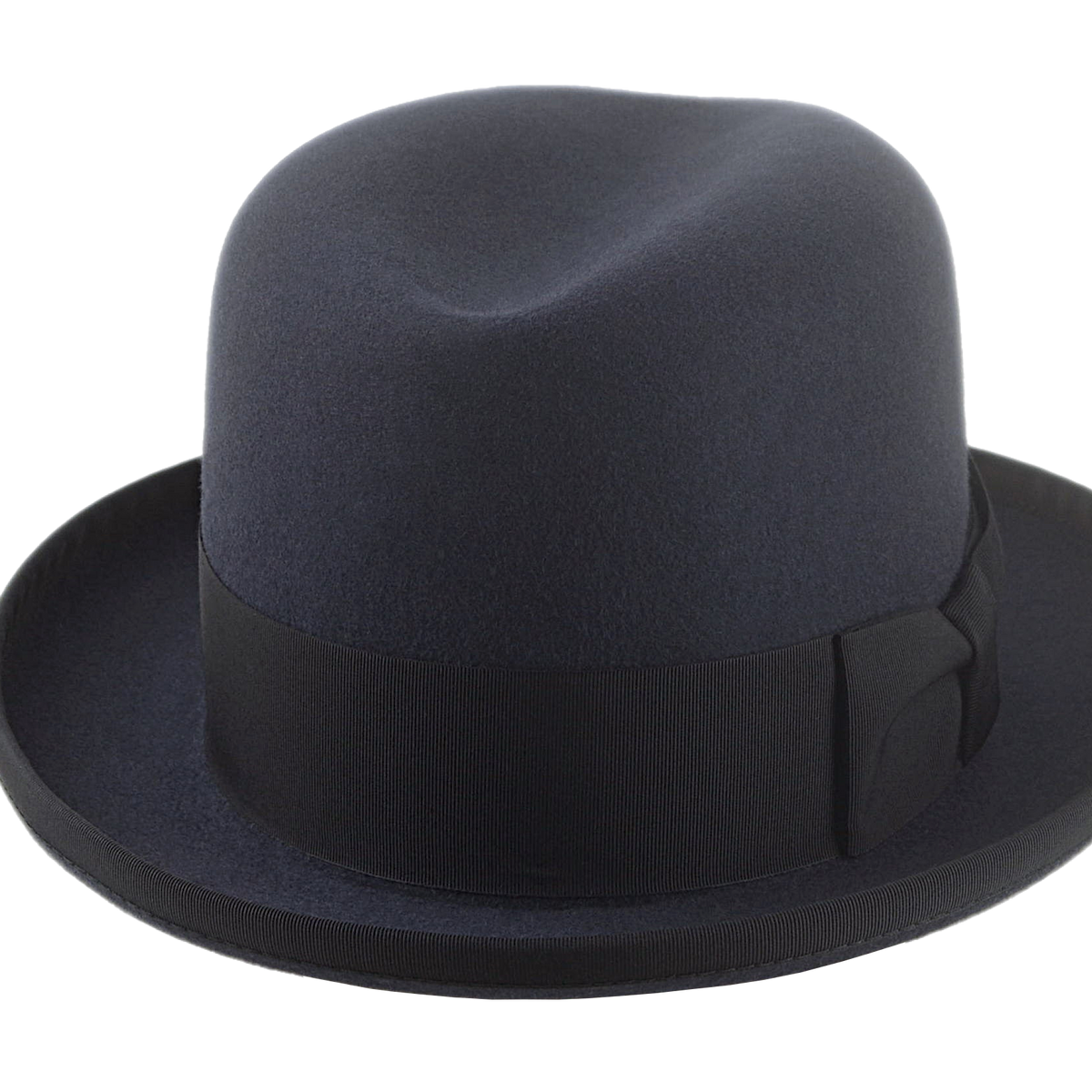Dark Grey Homburg Hat for Men - The Moses | Agnoulita Hats