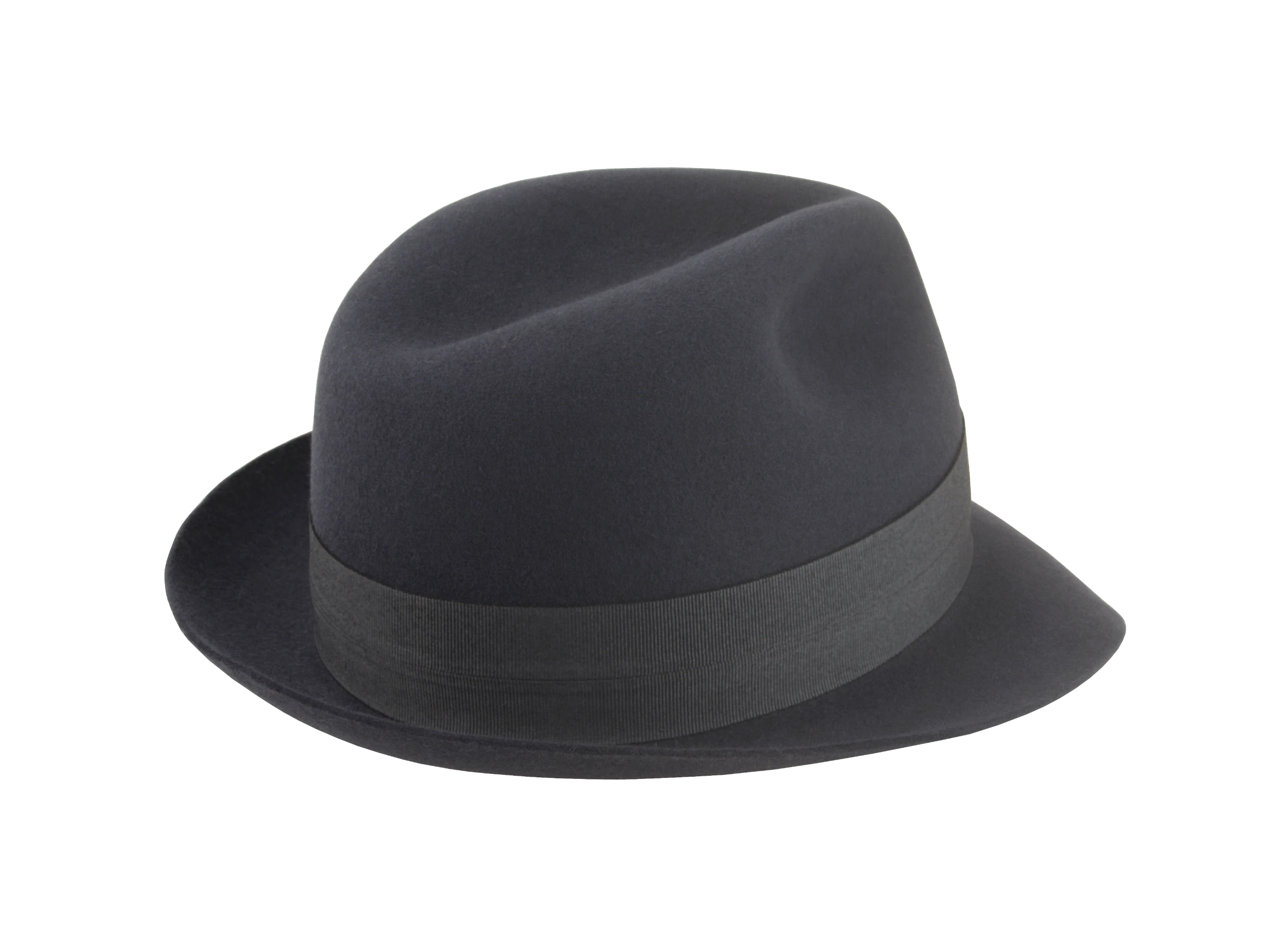 Dark Grey Trilby Hat - The Last Looks | Agnoulita Hats
