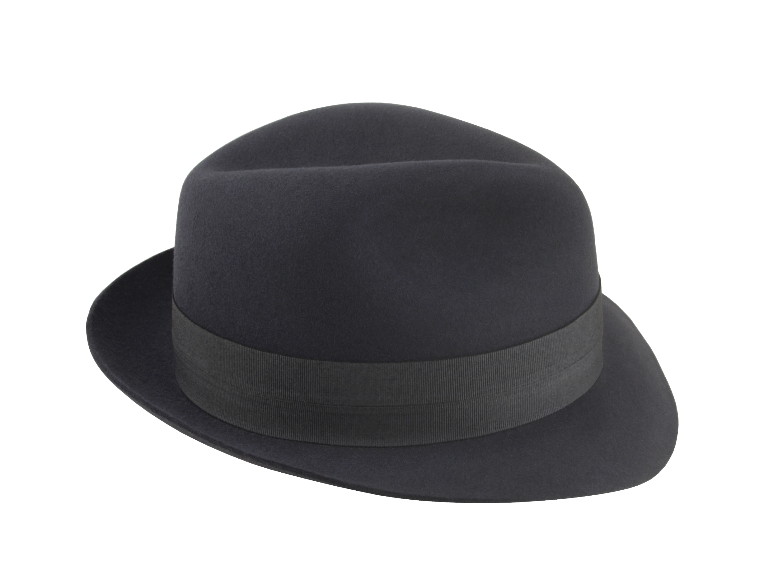 Dark Grey Trilby Hat - The Last Looks | Agnoulita Hats
