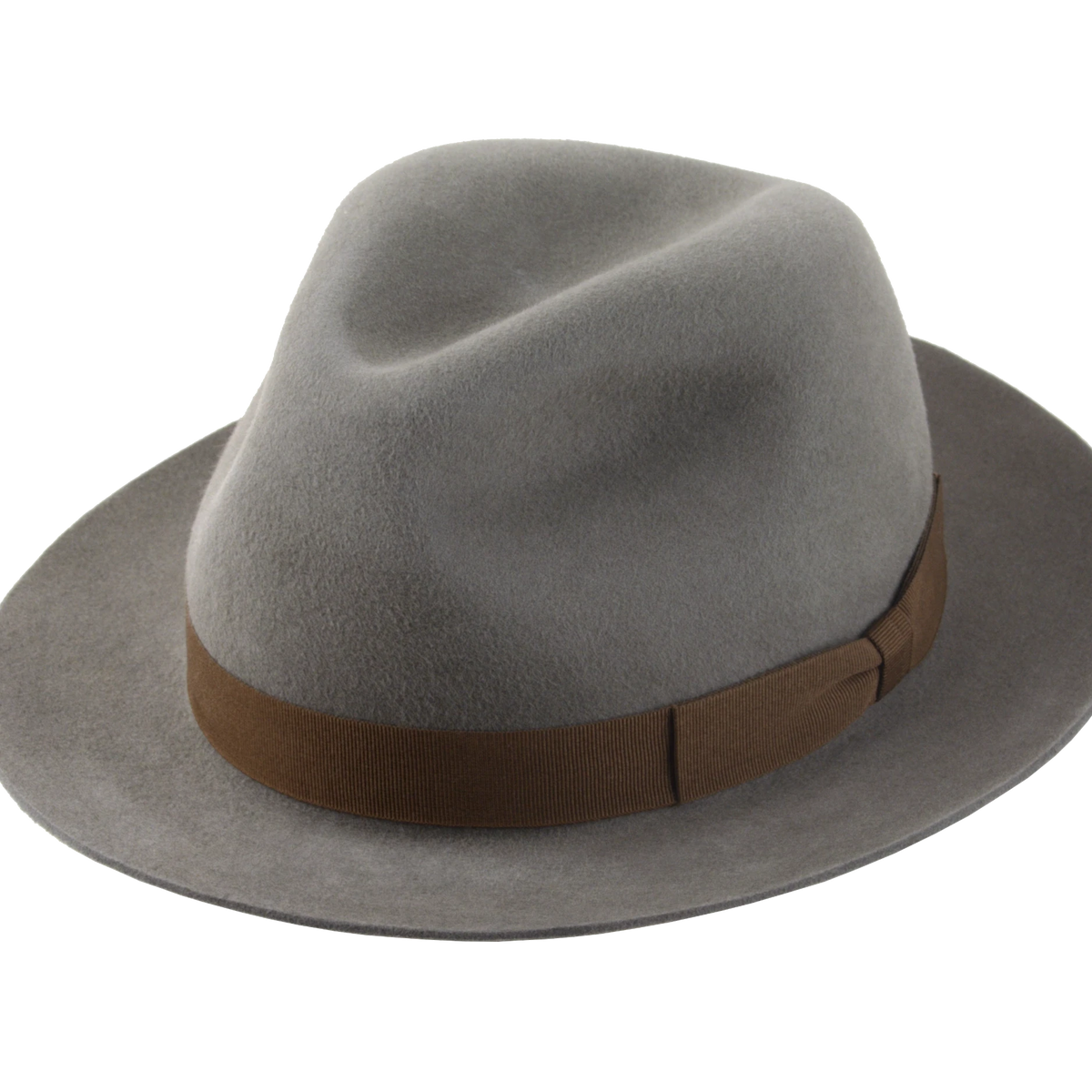 Grey Classic Fedora Hat - The Icon | Agnoulita Hats