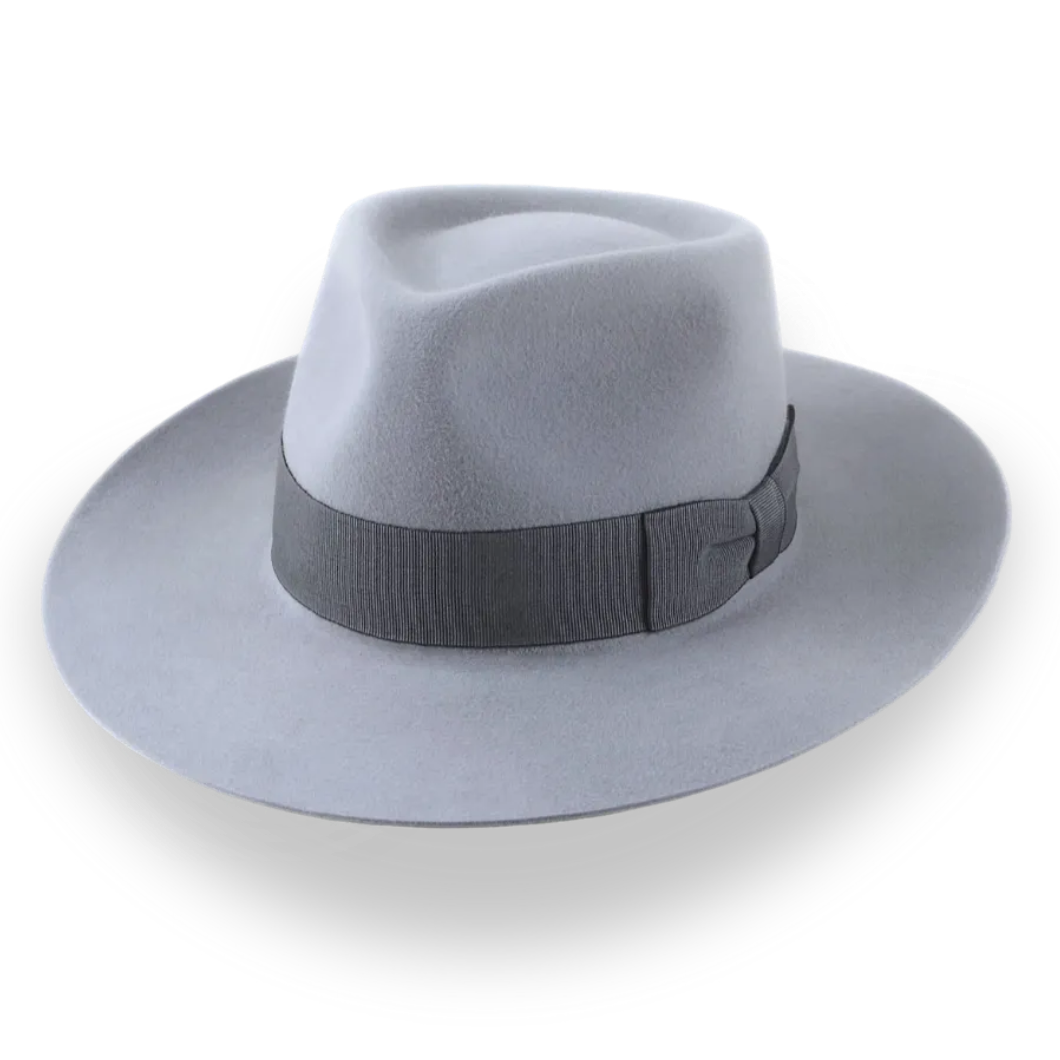Grey Wide Brim Fedora Hat - The Laird – Agnoulita Hats