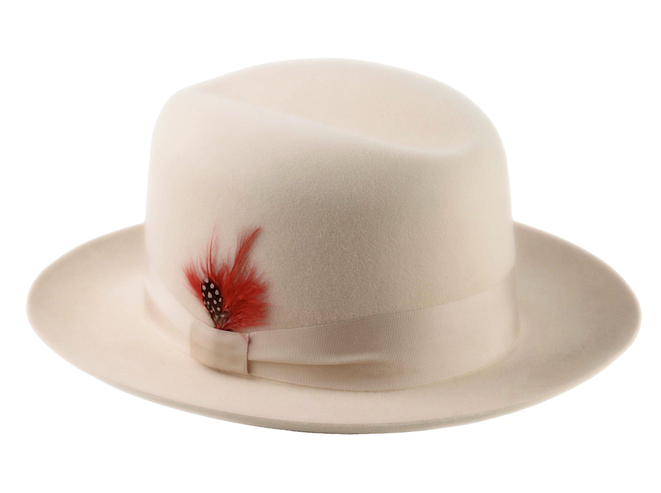 Handcrafted Cream Fedora Hat - The Tobin | Agnoulita Hats
