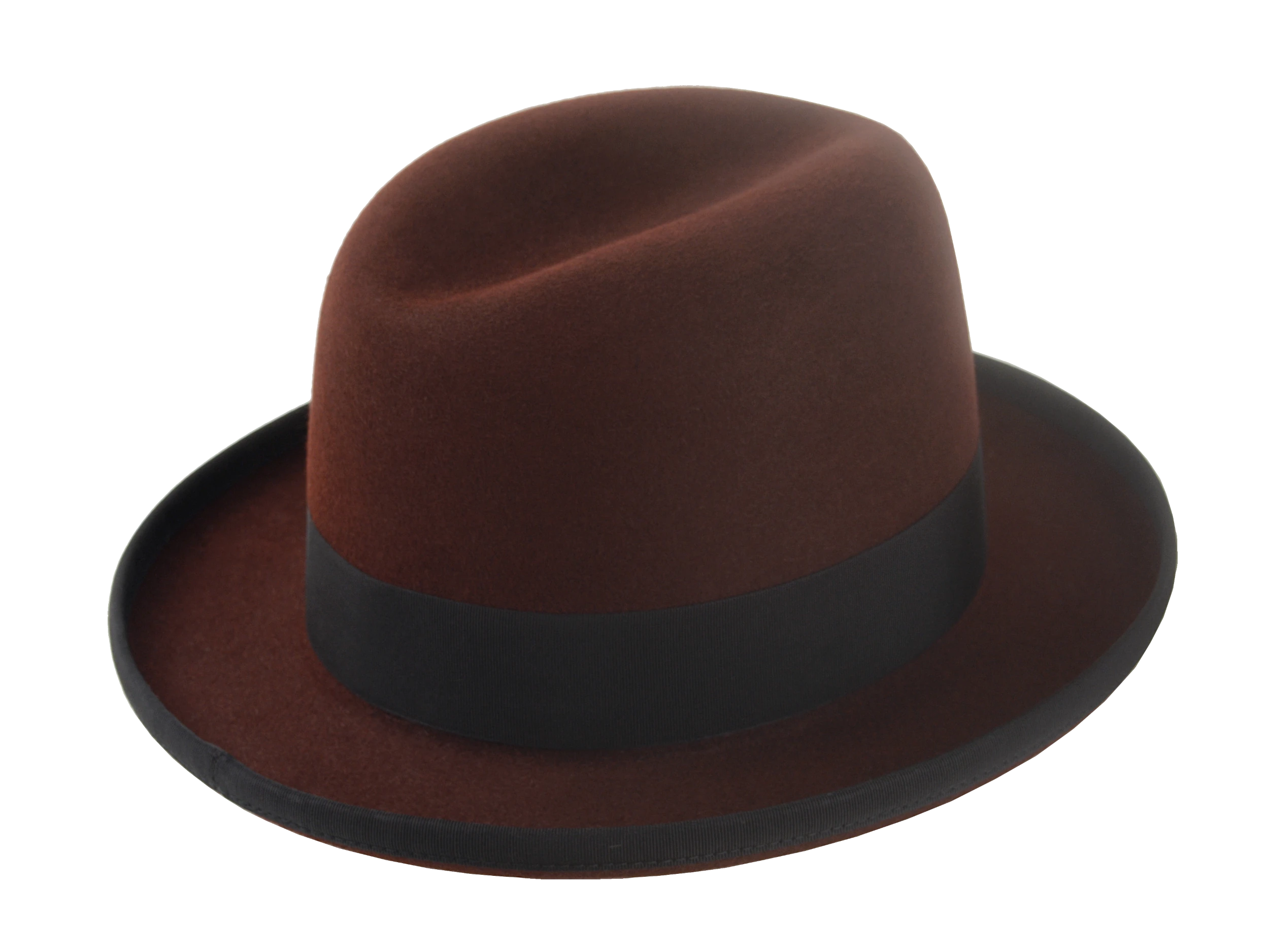 Handcrafted Fur Felt Homburg - Cerebelle | Agnoulita Hats