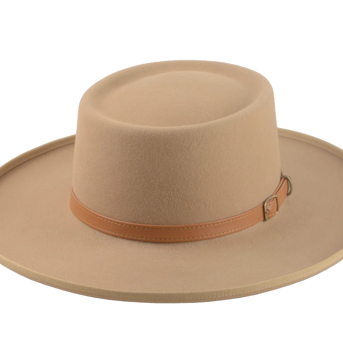 Gambler Hat with Rolled Brim - The Vista | Agnoulita Hats