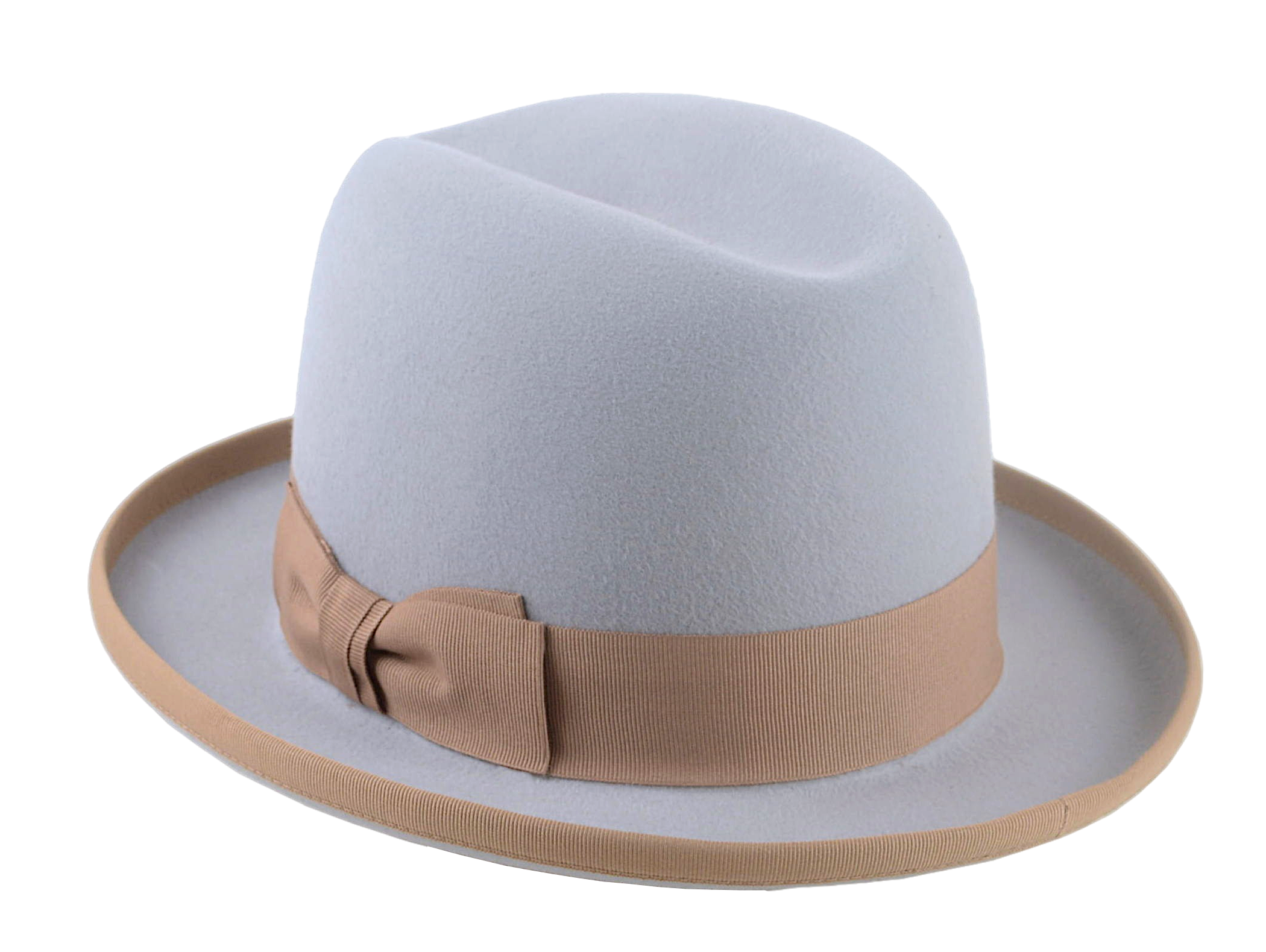 Light Grey Homburg Hat for Men - The Earl | Agnoulita Hats