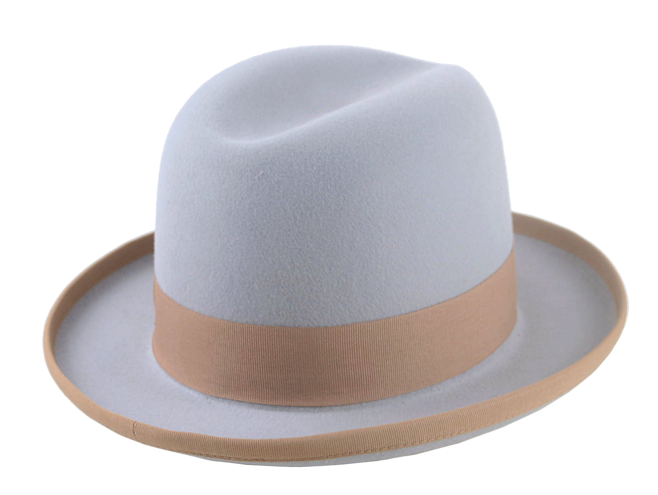 Light Grey Homburg Hat for Men - The Earl | Agnoulita Hats