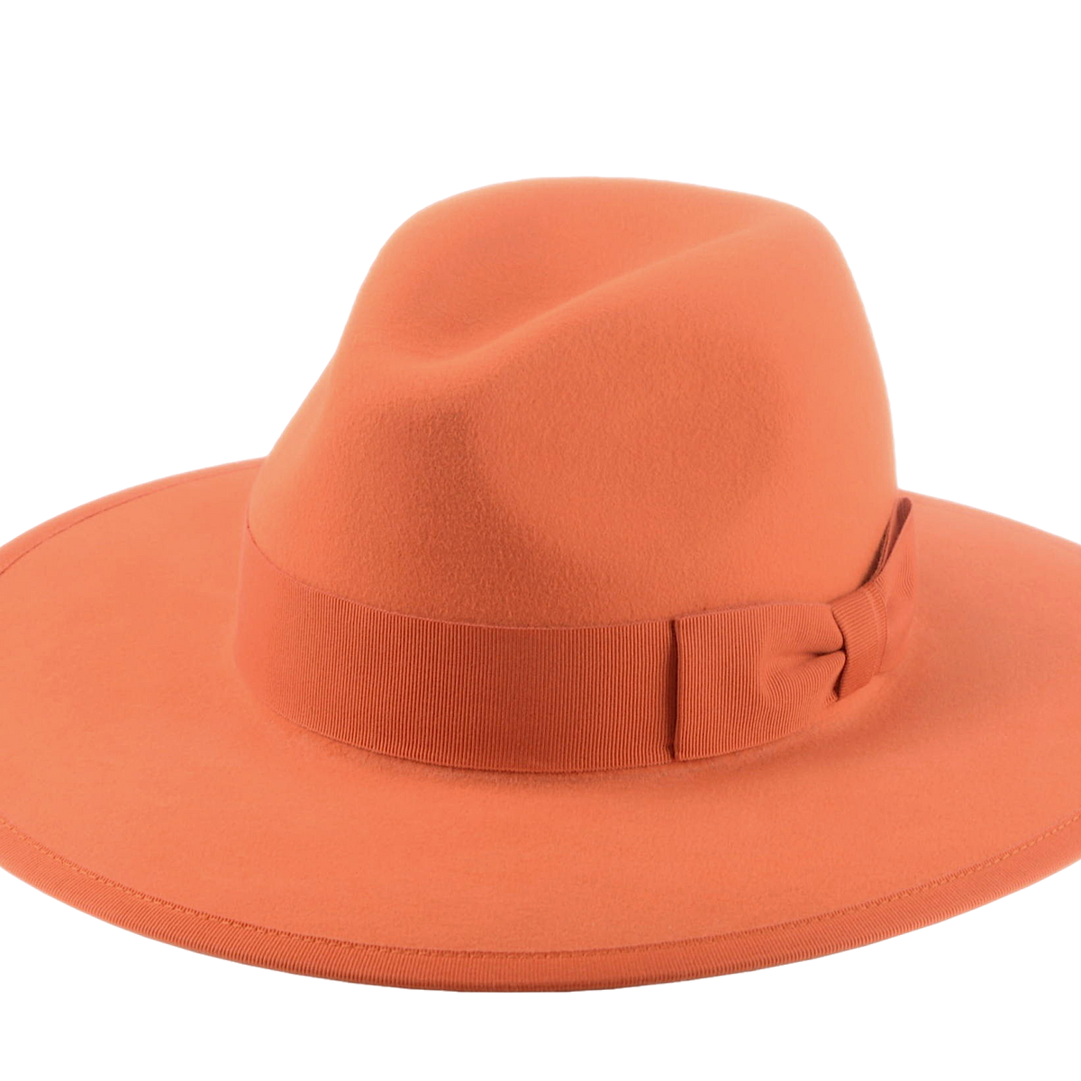 Orange Wide Brim Fedora - The Taylor | Agnoulita Hats