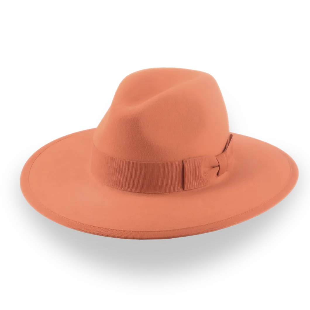 Orange Wide Brim Fedora - The Taylor – Agnoulita Hats