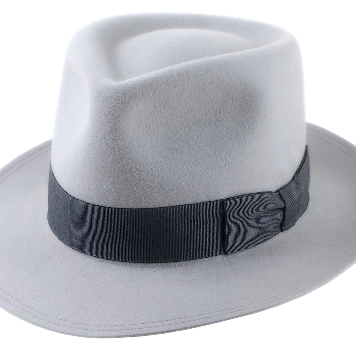Silver Grey Men's Fedora Hat - The Howitzer | Agnoulita Hats