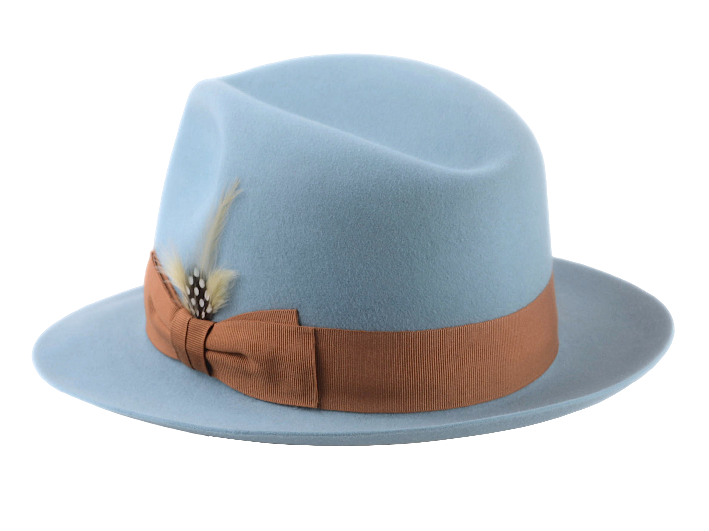 Sky Blue Trilby Hat - The Phoenix| Agnoulita Hats