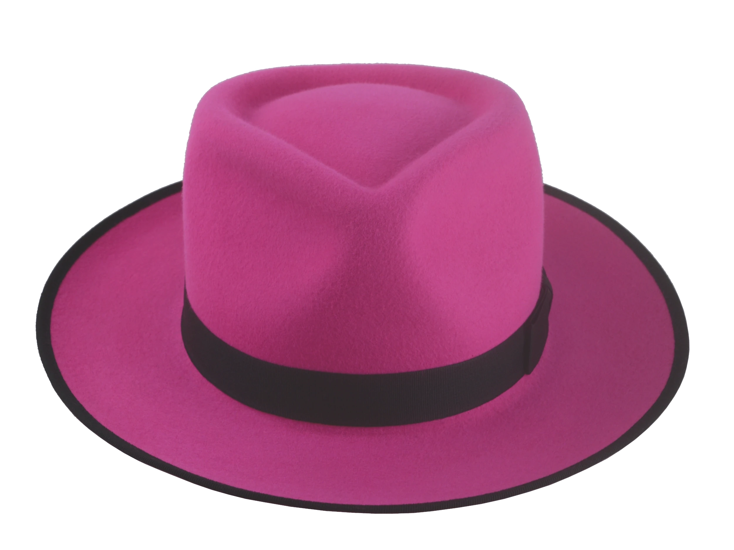 Unique Fuchsia Fedora Hat - The Equinox | Agnoulita Hats