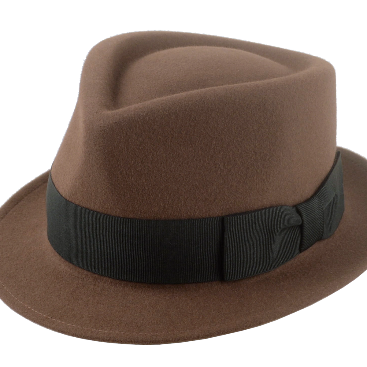 Handcrafted Brown Trilby Hat - The Echo | Agnoulita Hats