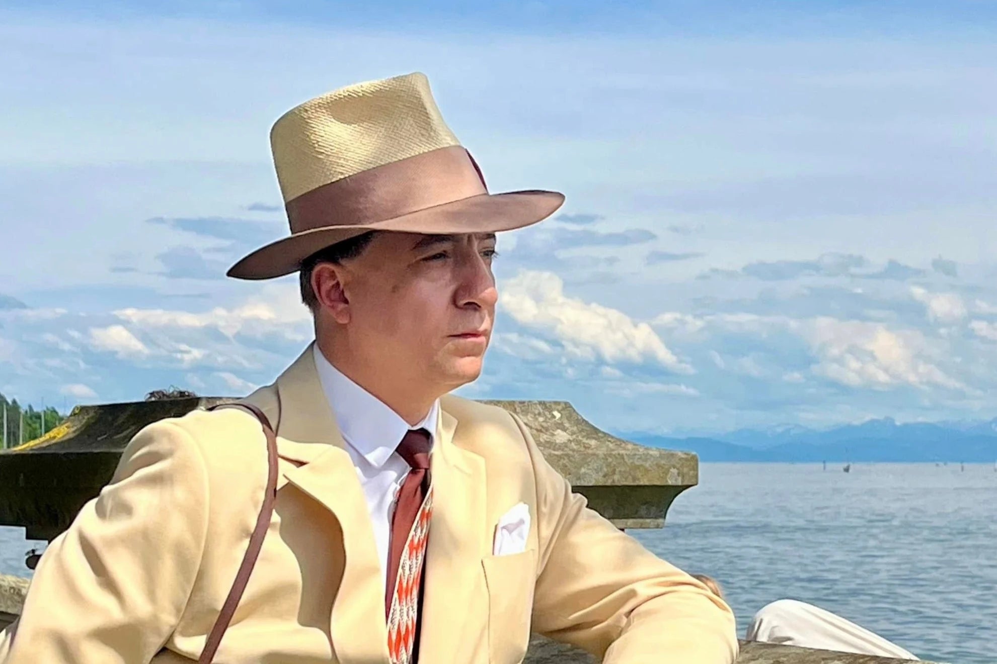 Brown Dress Fedora with Rolled Brim - The Mirage | Agnoulita